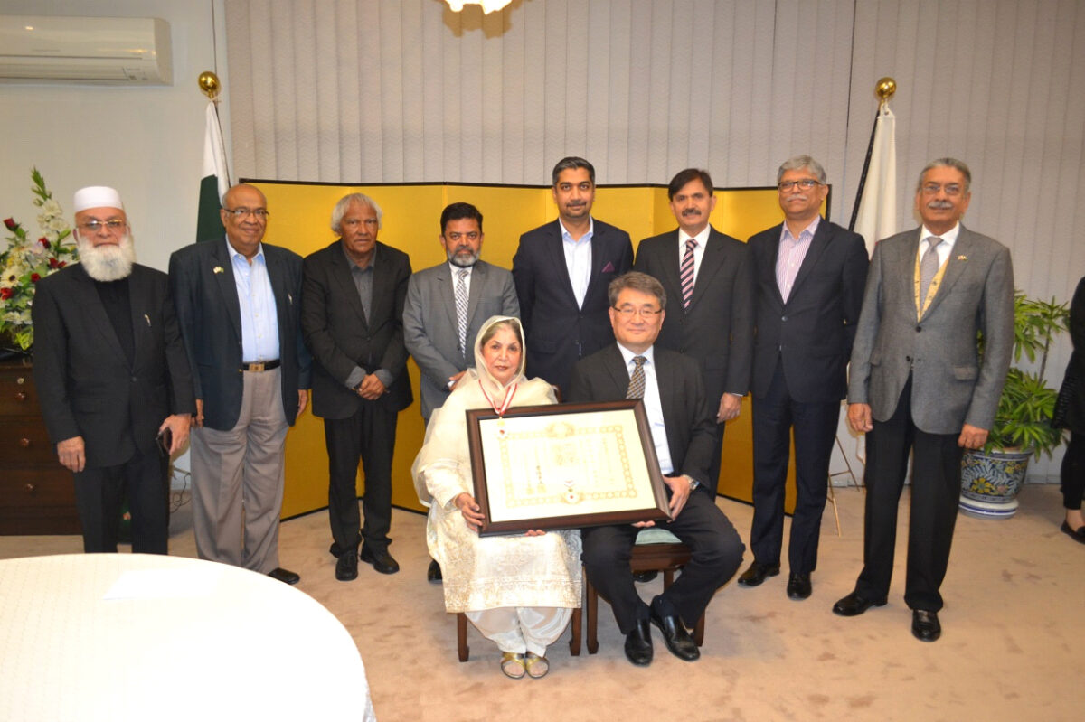 The Government of Japan Confers “The Order of the Rising Sun, Gold Rays ...