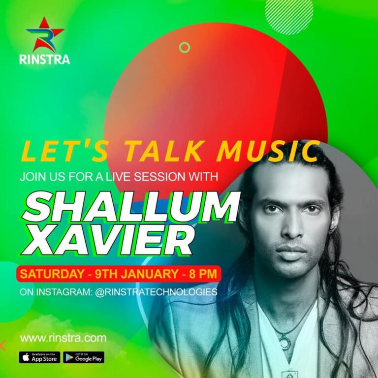 Shallum Xavier launches "Jam Room" on RINSTRA – Daily The Azb