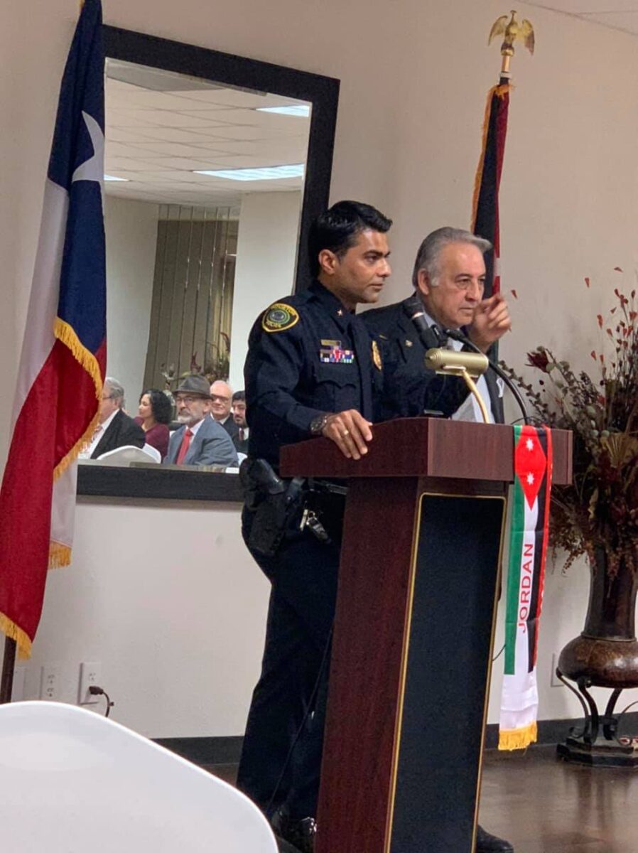 Ahmad Alyasin hosted Lunch in honor of new HPD Chief Troy Finner.