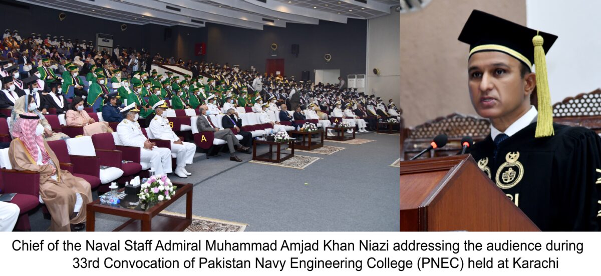 33rd Convocation Ceremony Held at Pakistan Navy Engineering College ...