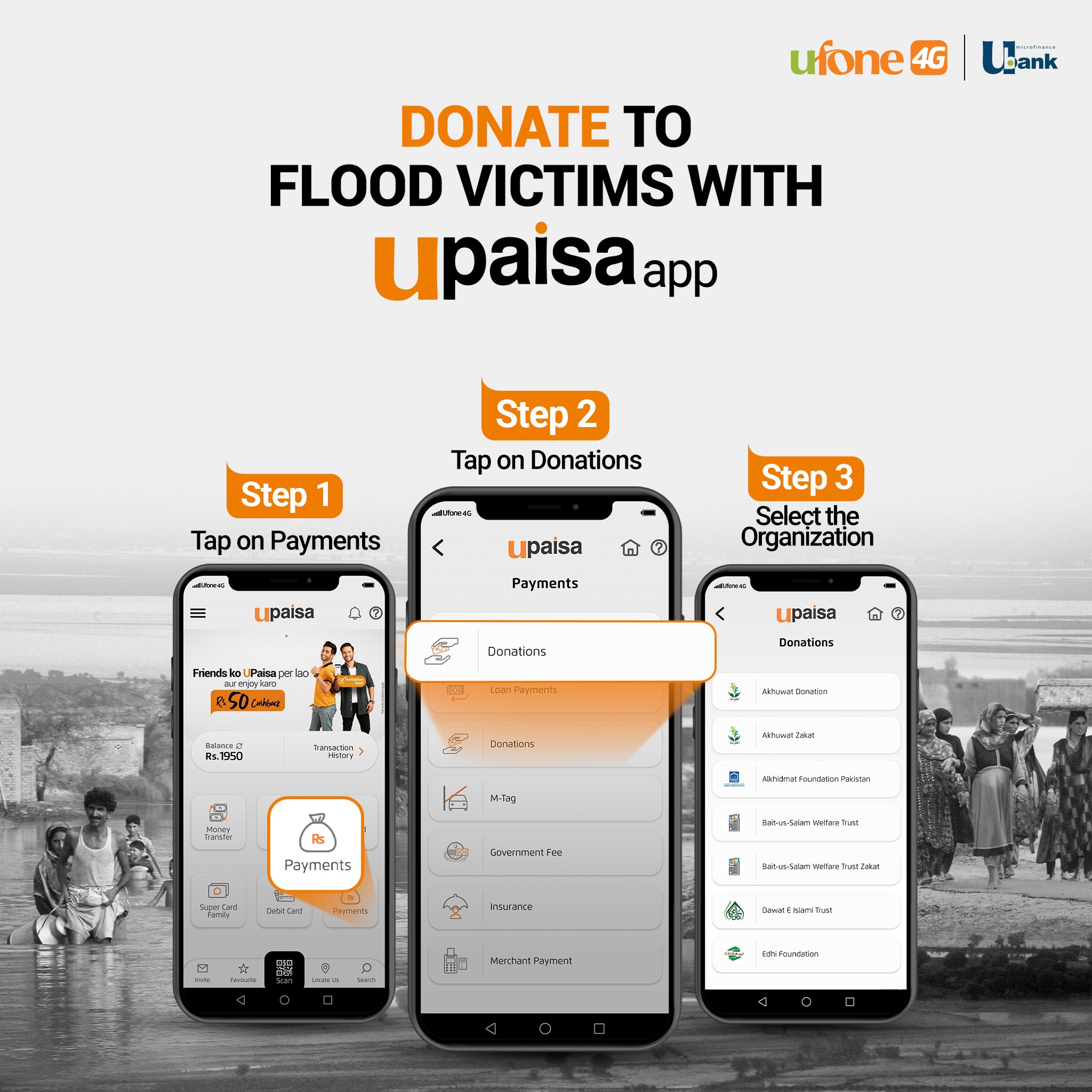 UPaisa expands measures to help flood victims across Pakistan – Daily ...