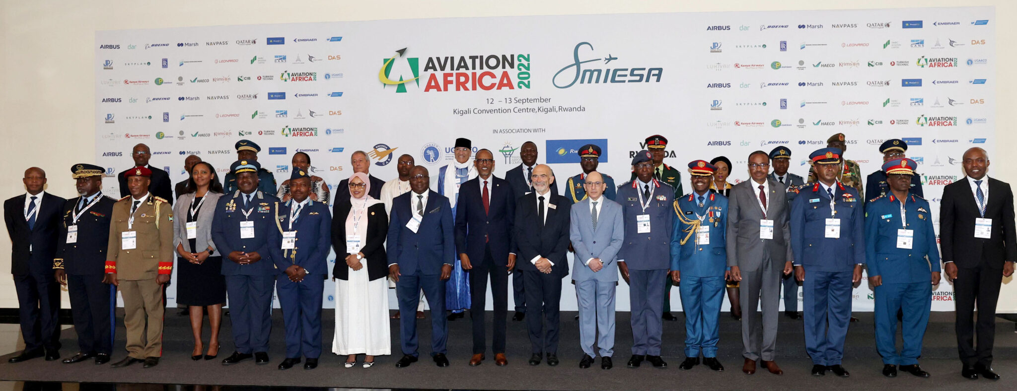Akbar Al Baker addresses the Aviation Africa Summit 2022.
