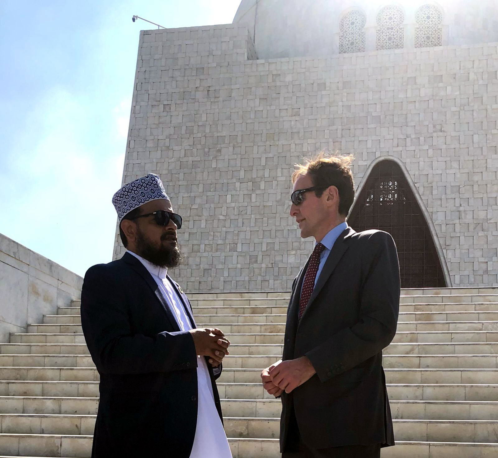 FCDO UK Ambassador Richard Lindsay met with GPHR Ambassador Allama Ahsan.