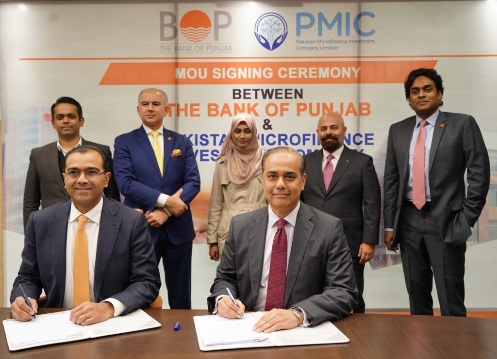 BOP and PMIC sign MOU to promote financial inclusion in Pakistan ...