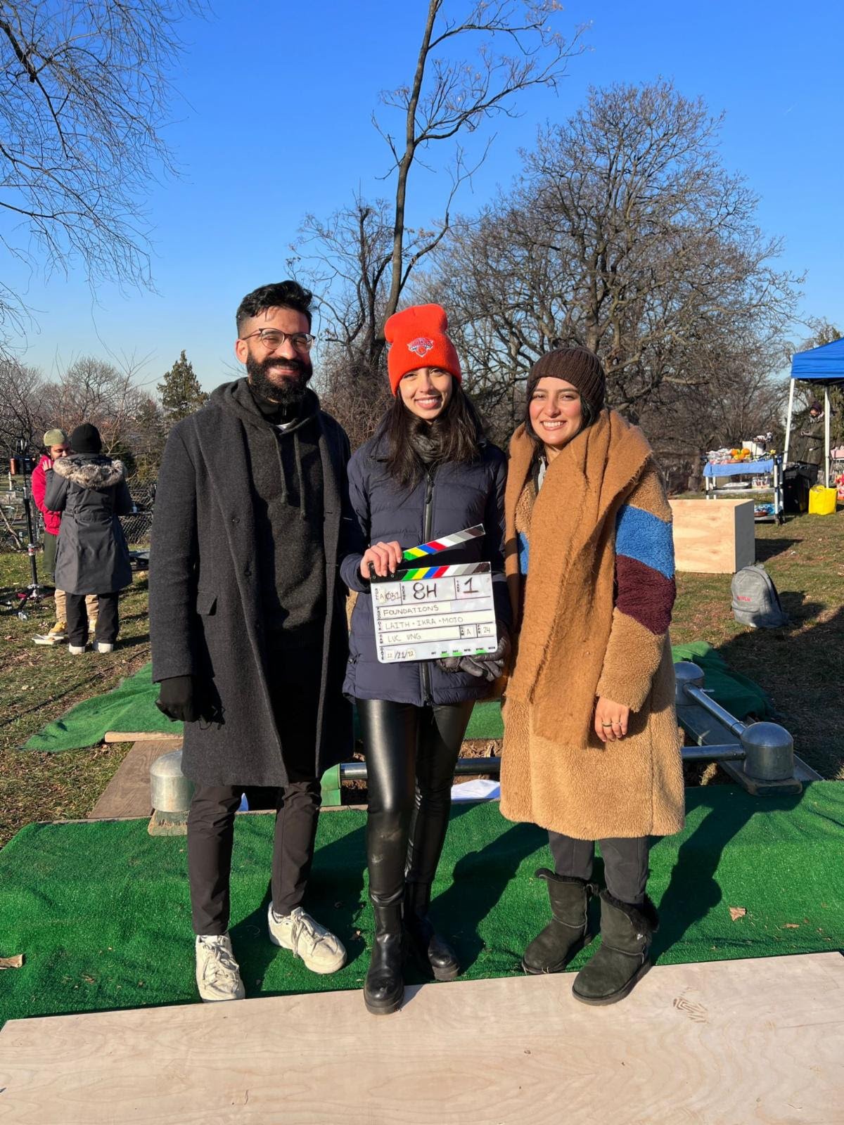 Zoha Rahman steps behind the camera in New York for 'Foundations'.