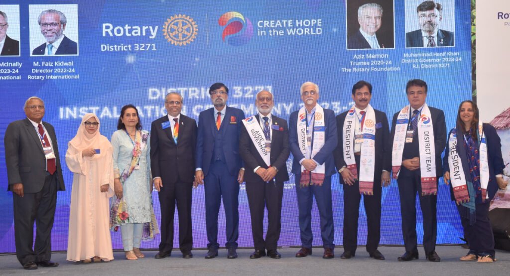 Rotary District 3271 Installation Ceremony was held at Regent Plaza.