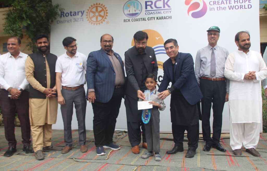 RCK Coastal City organized an Independence Day celebration at GBSS Lyari