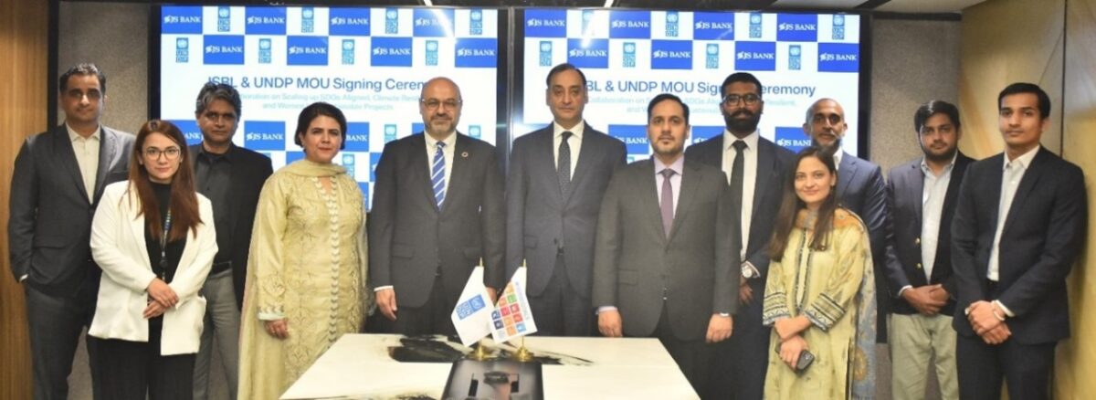 JS Bank Joins Hands with UNDP to promote gender-inclusive and climate ...