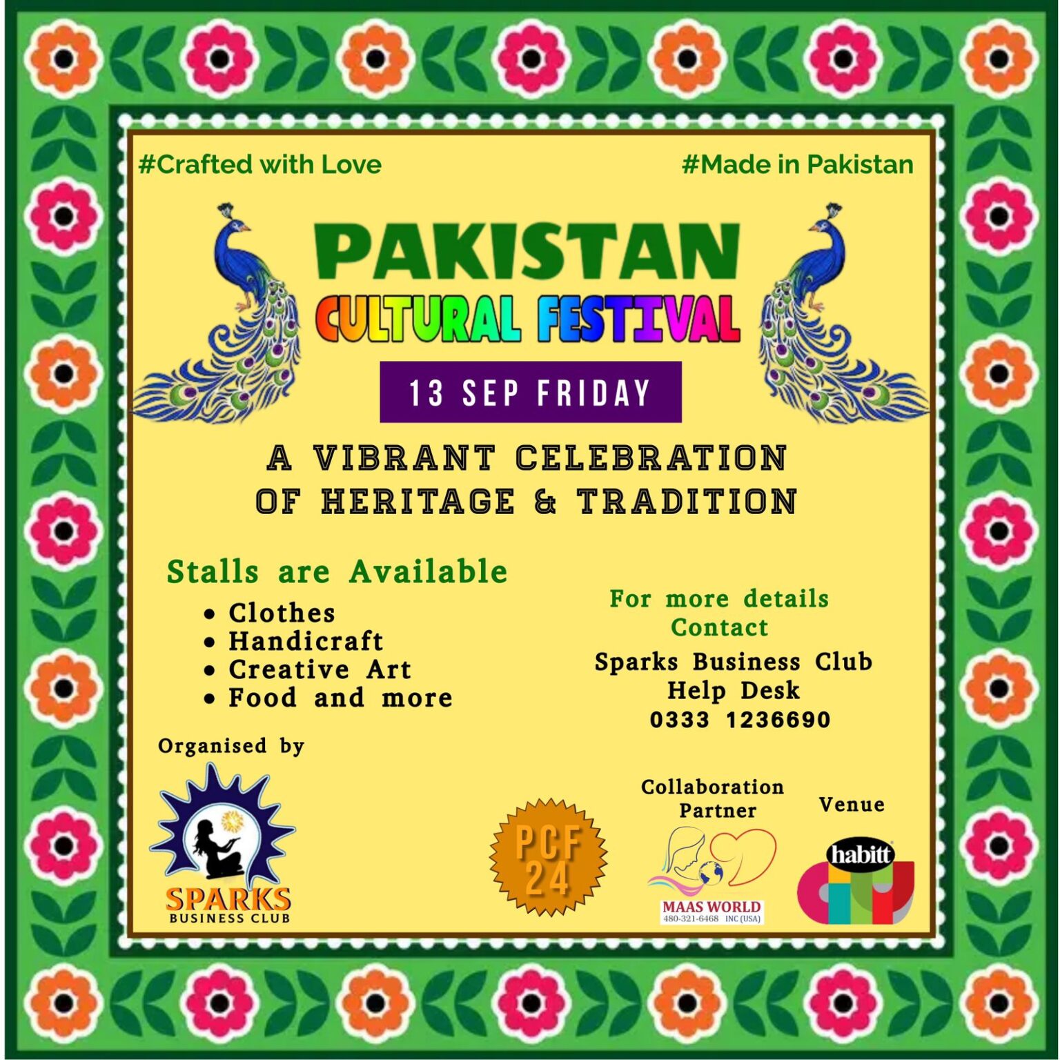 Pakistan Cultural Festival 2024 - Crafted with Love